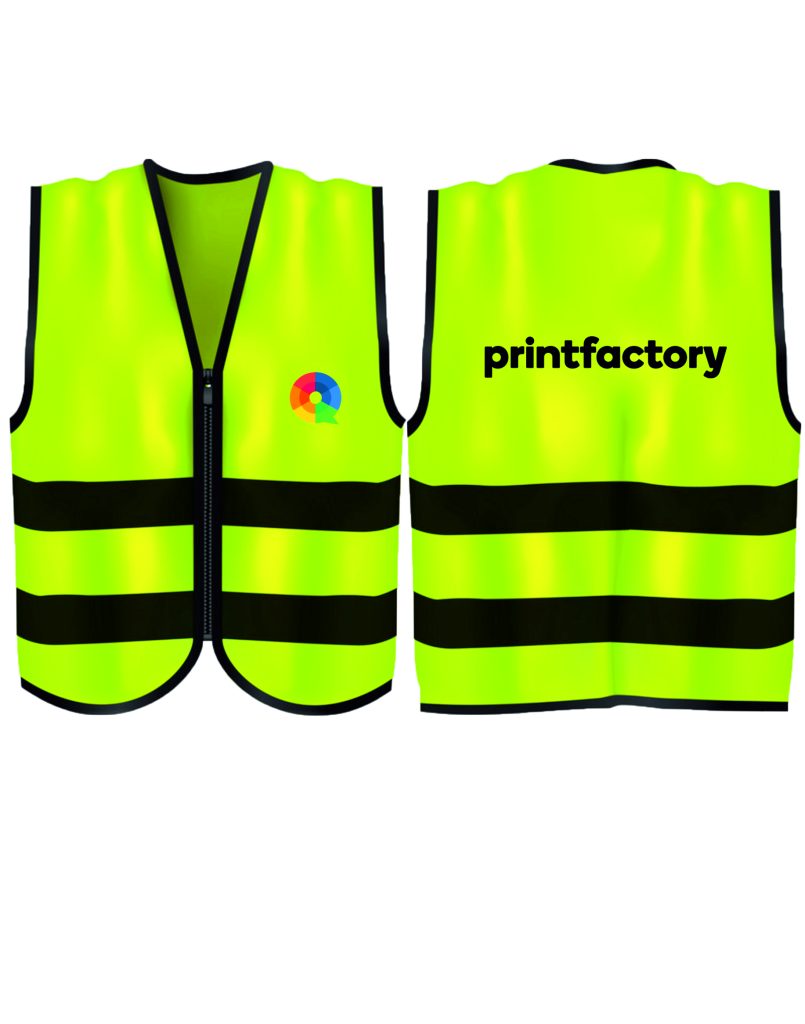 Branded Safety Reflective Jacket & Vest - Printfactory